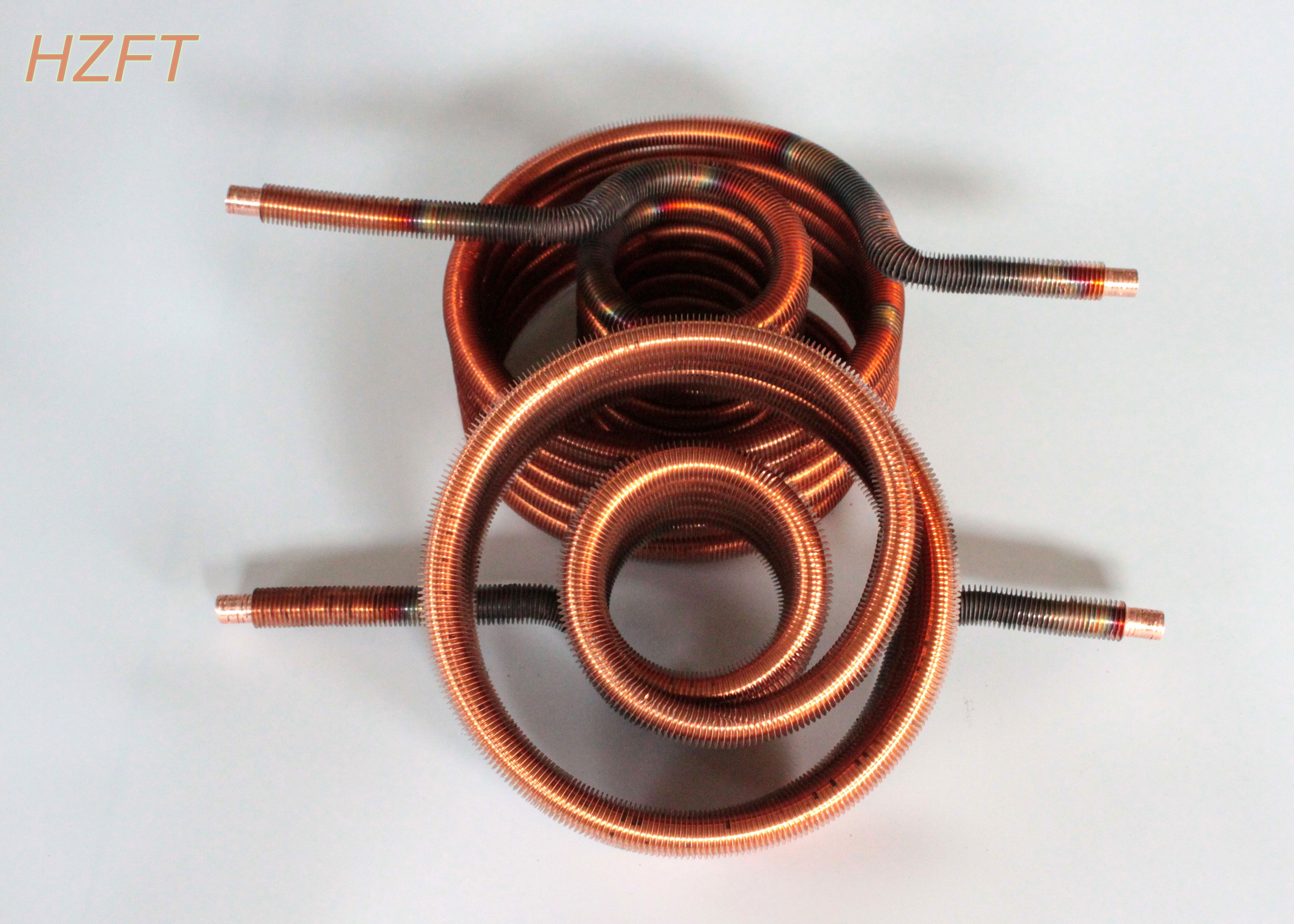 Customized Cleaning Condenser Coils Liquid Cooling / Finned Coil Heat ...